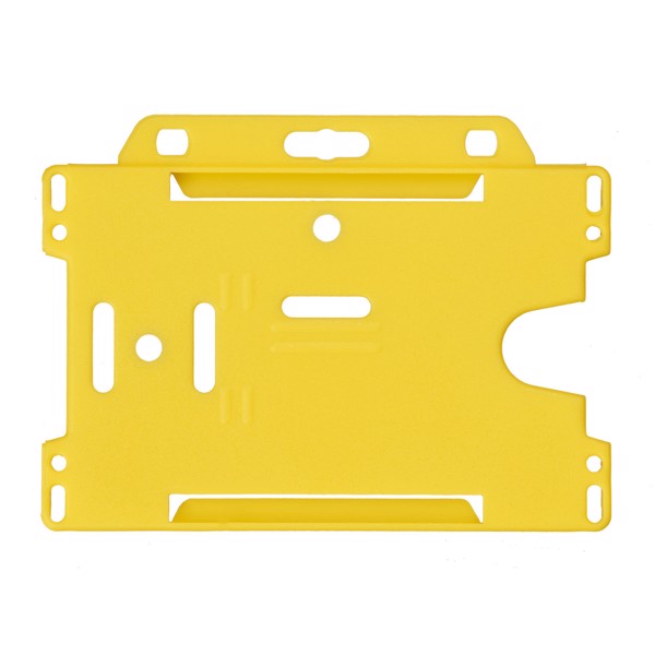 Vega plastic card holder - Yellow