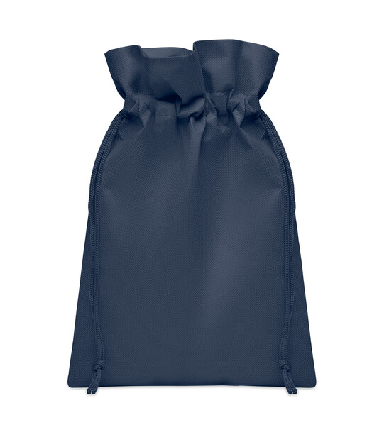 Pequeno saco de oferta em RPET Okurimono - Azul