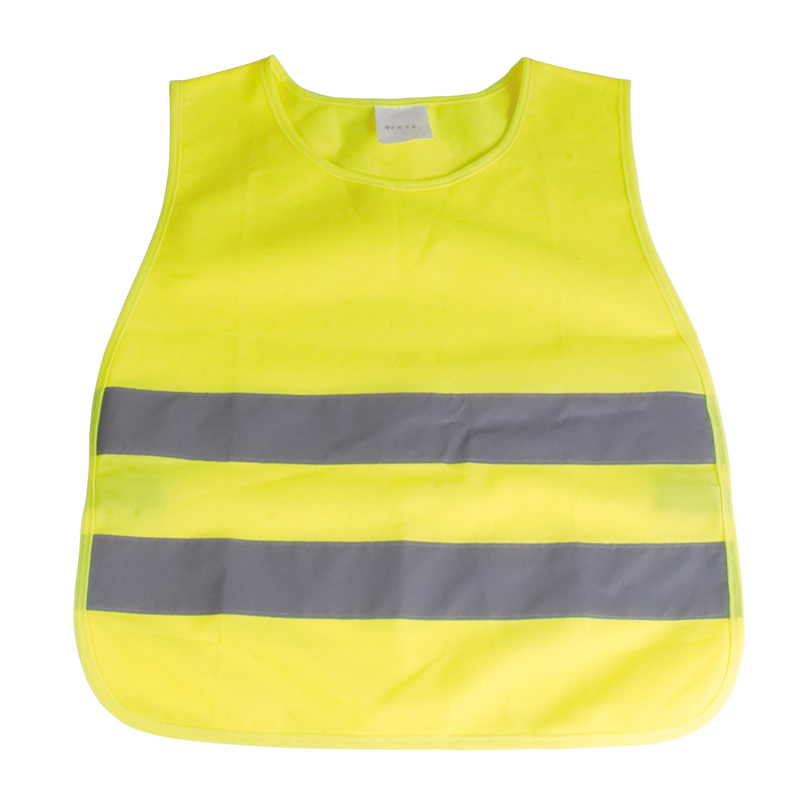 High-Visibility Fluorescent Polyester Vest With Reflective Strips For Kids