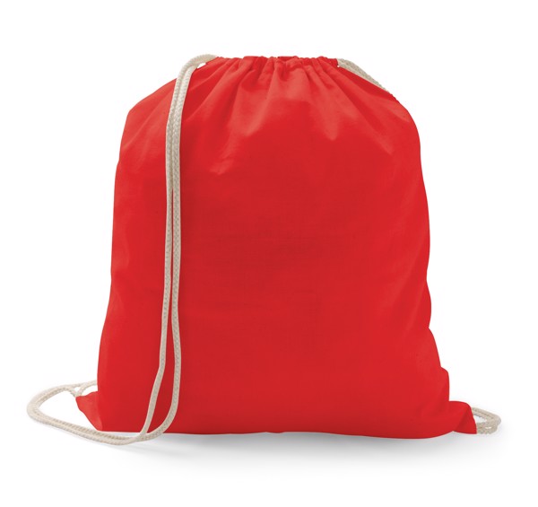 ILFORD. 100% cotton drawstring bag - Red