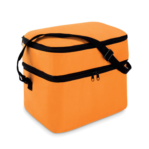 Cooler bag with 2 compartments Casey - Orange