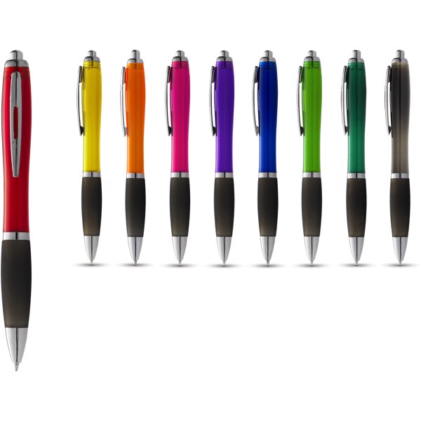 Nash ballpoint pen coloured barrel and black grip (black ink) - Solid ...