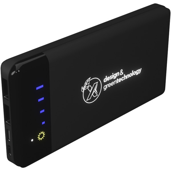 SCX.design P31 8000 mAh solcelle powerbank med trådløs opladning