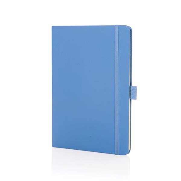 Sam A5 RCS certified bonded leather classic notebook - Sky Blue - Mompalao