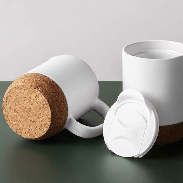 Cork Mug - White
