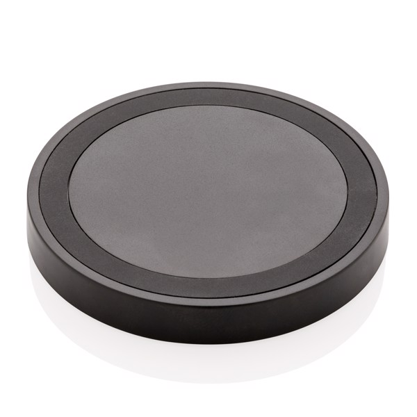 5W wireless charging pad round - Black