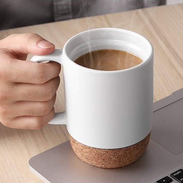 Cork Mug - White