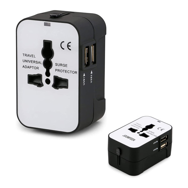 All in One Travel Adapter - White