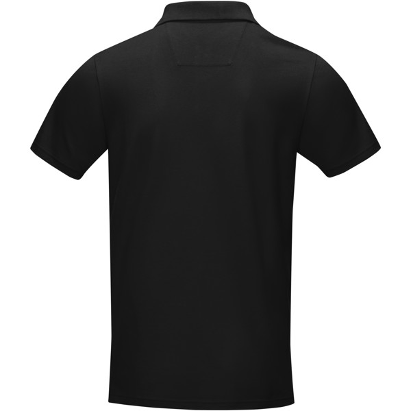 Graphite short sleeve men’s organic polo - Black / L - Margt Smatt