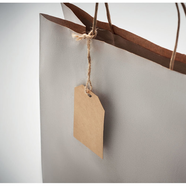 Set of 12 kraft paper gift tags Etikraft