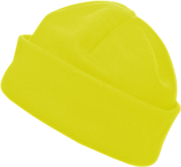 Bonnet en laine polaire Elliana - Yellow - Kick And Rush
