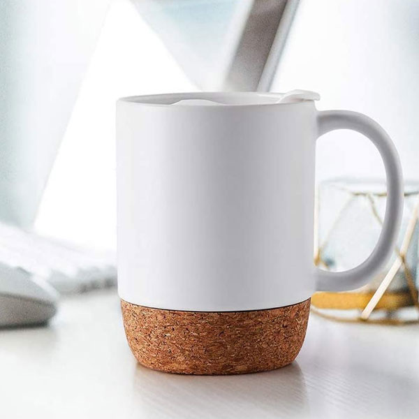 Cork Mug - White