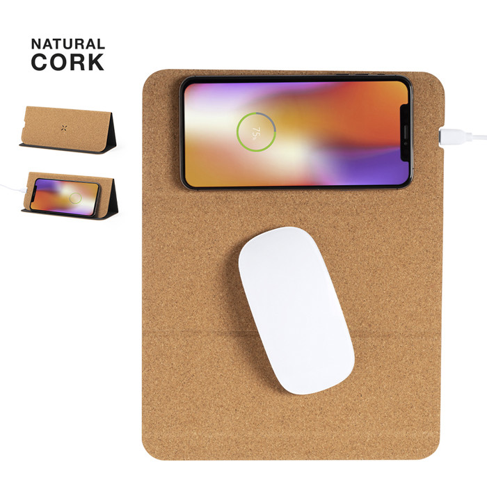 Charger Mousepad - Natural Cork