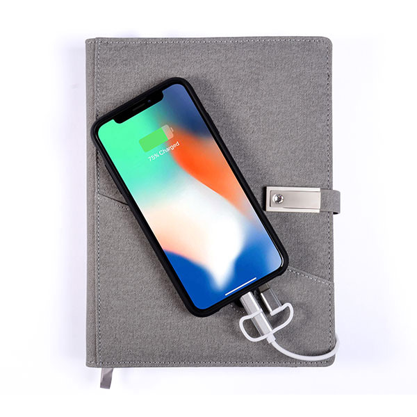 Smart Organizer notebook - Gray