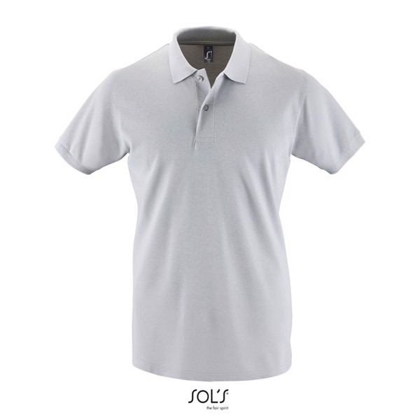 PERFECT MEN Polo homen 180g - Cinza Puro / XXL