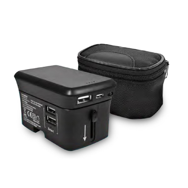 Travel Adapter with Power Bank