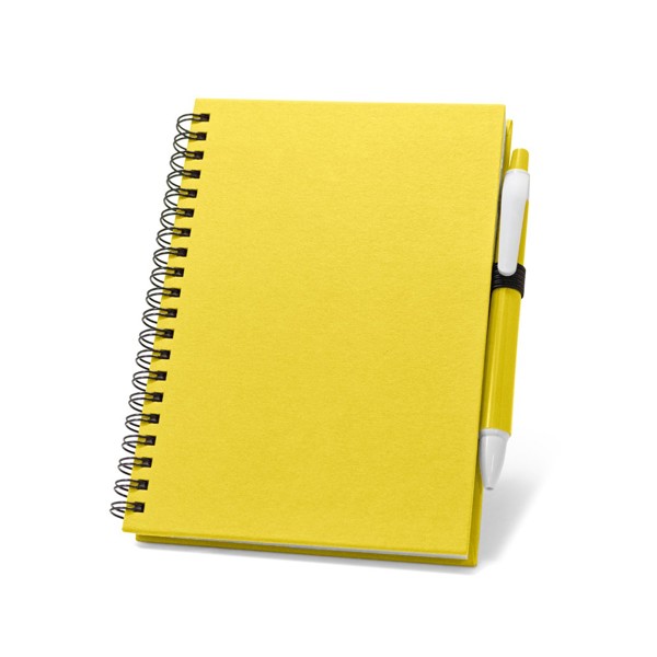 ROTHFUSS. Σπιράλ σημειωματάριο B6 με σελίδες με γραμμές - Κίτρινο