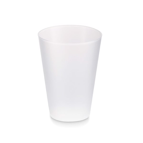 Reusable event cup 300ml Festa Large - Transparent White - AxiomGifts
