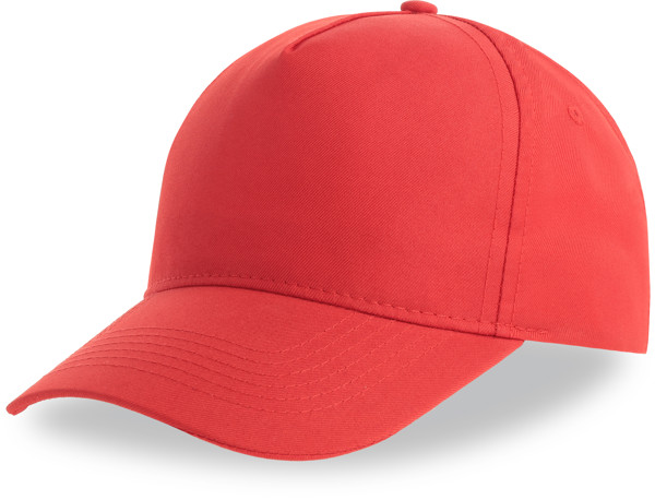 Dětská 5 panelová kšiltovka Atlantis | Kid Recy Five - Red / onesize ...