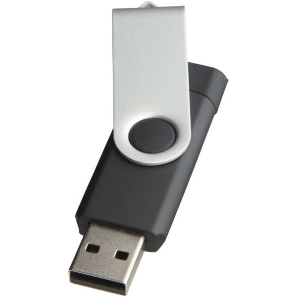 OTG Rotate USB - Solid Black / 32GB - Kick And Rush