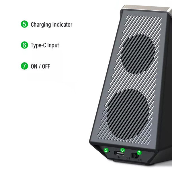 Wireless Charging Bluetooth Speaker