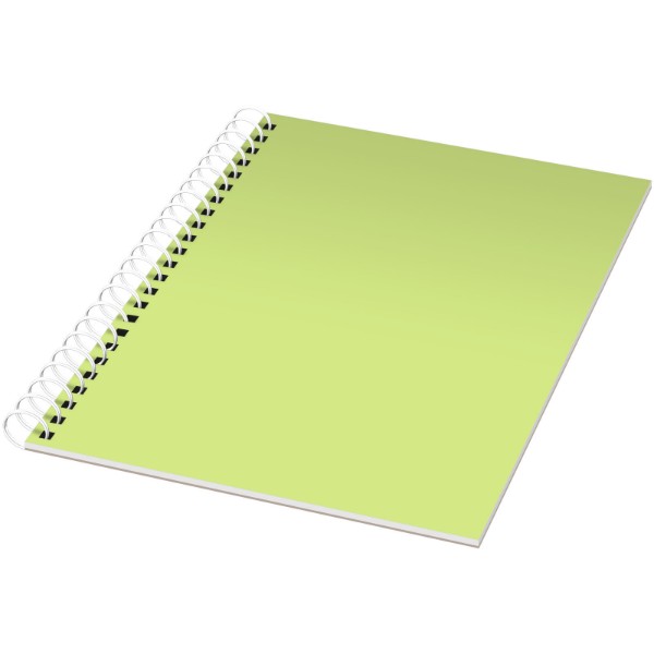 Rothko A5 notebook - Lime / White / 100 pages