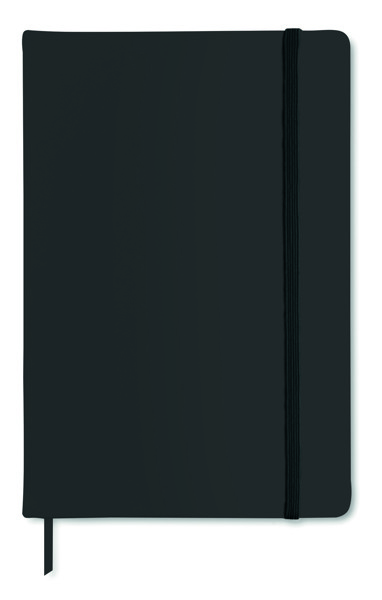 A6 notebook 96 lined sheets Notelux - Black