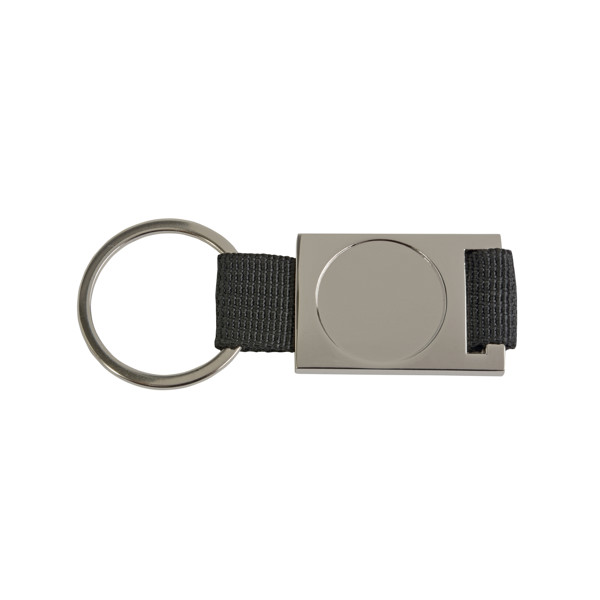 Aluminium And Nylon Key Chain. Centre To Be Customised With Resin Logo ...